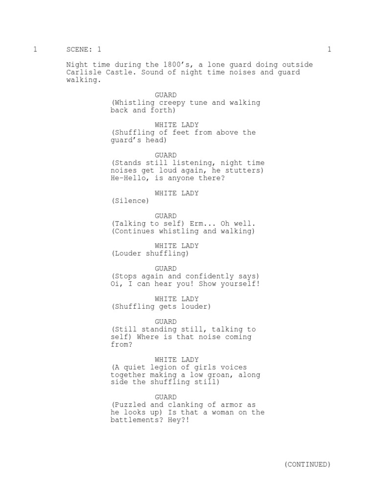 Halloween Radio Play Script | PDF