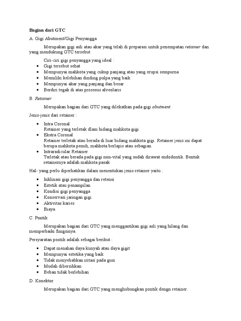 Bagian Dari GTC | PDF