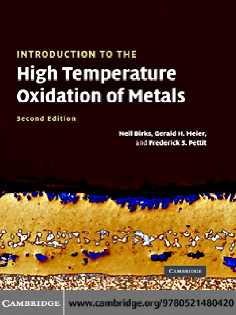 Birks 2006 Intro High-Temperature Oxidation Metals | PDF | Scanning ...