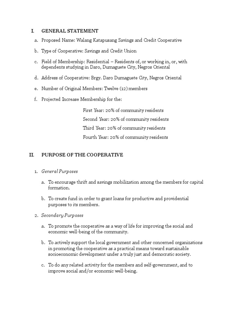 Economic Survey | Cooperative | Interest