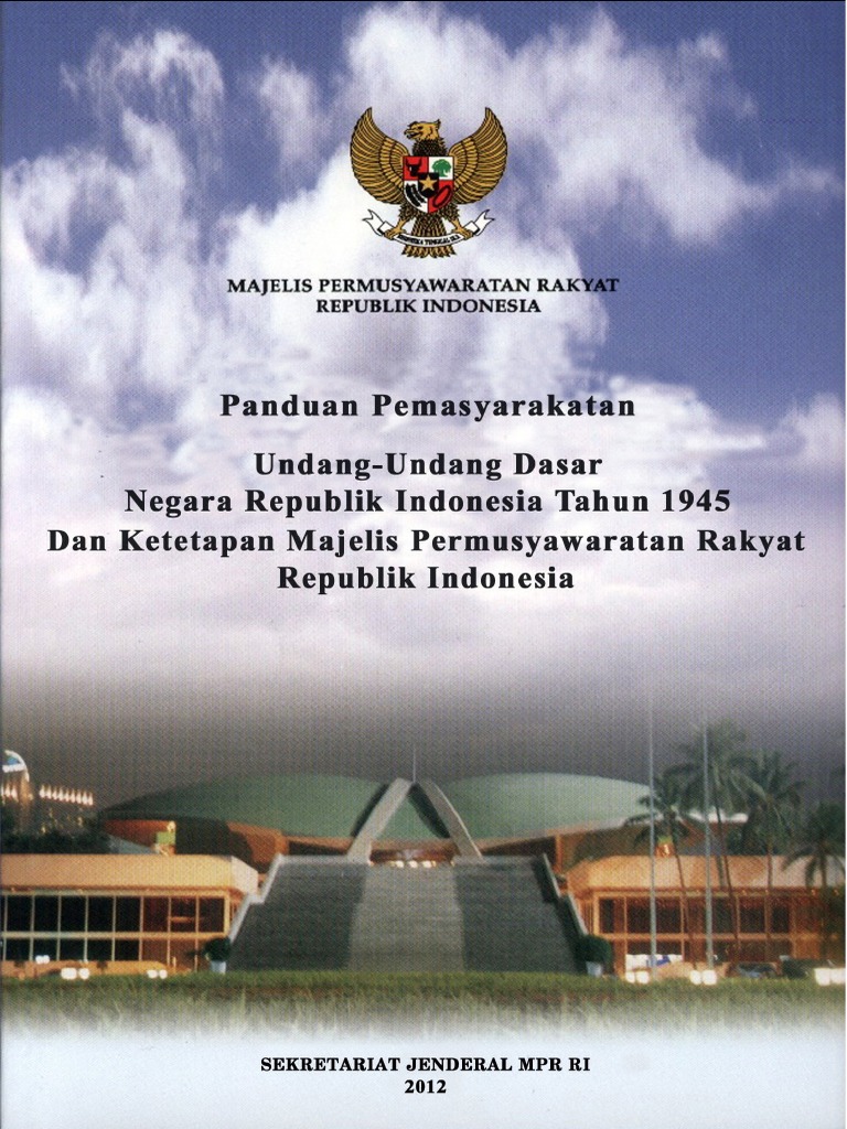 Panduan Pemasyarakatan UUD Dan TAP | PDF
