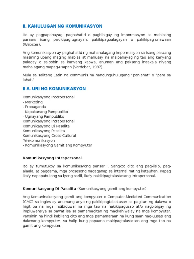 Halimbawa Ng Mga Kasanayang Mahalaga Sa Interpersonal Na Komunikasyon