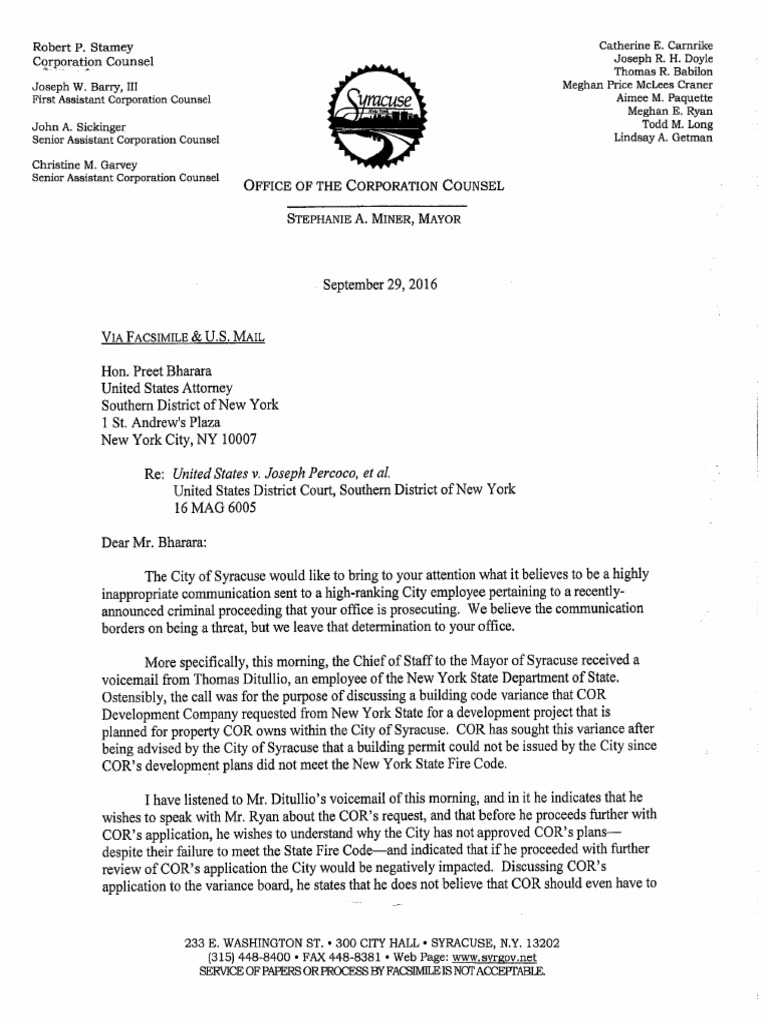 Miner Letter PDF | PDF