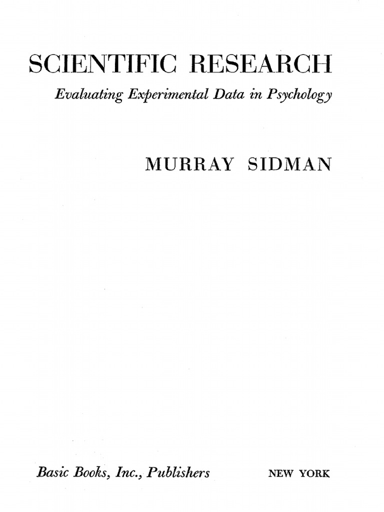 Tactics of Scientific Research: Evaluating Experimental Data in ...