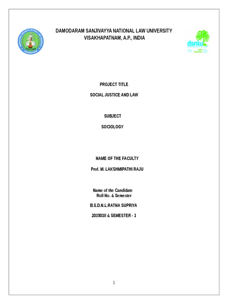 Sociology Final Project.... | PDF | Sociology | Equal Opportunity