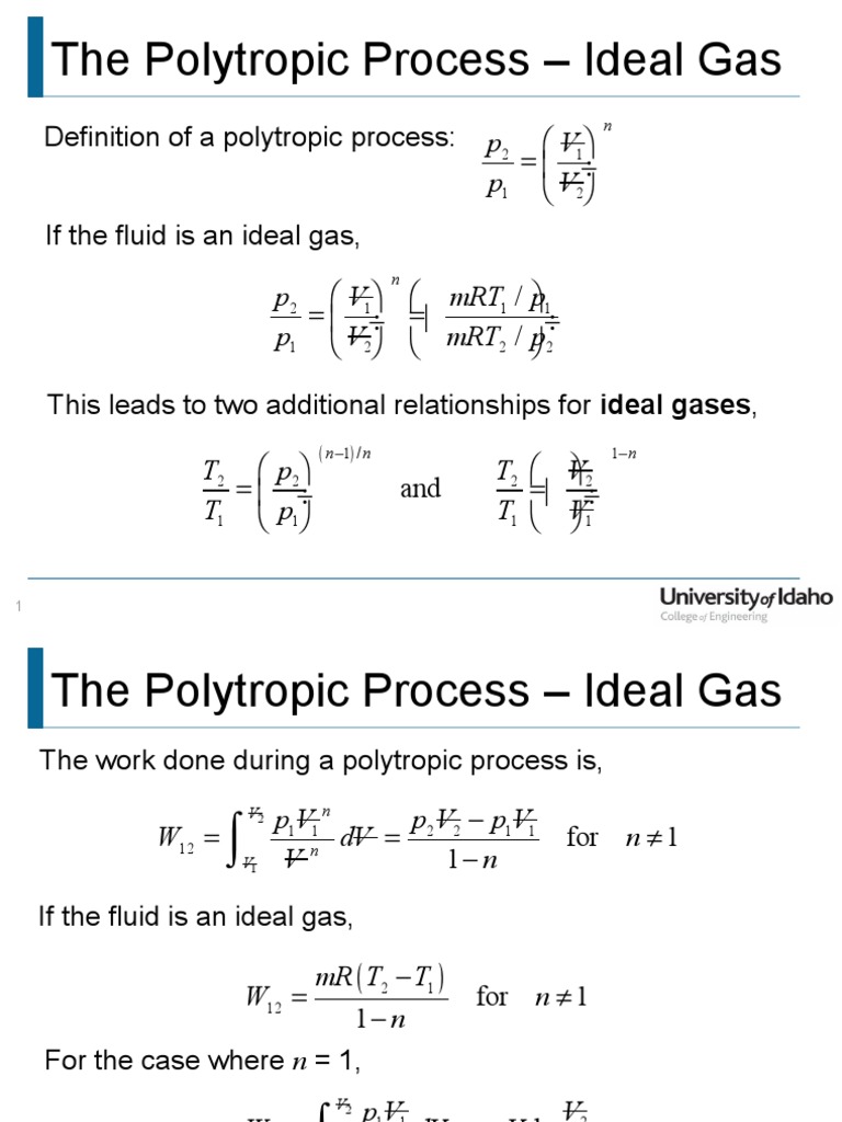 Polytropic Relations