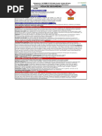 Hoja de Seguridad Del Acpm | PDF | Oxígeno | Combustión