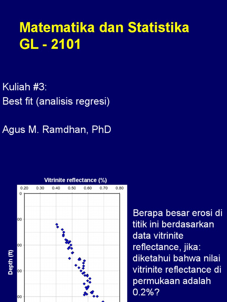 Kuliah #3 Best Fit - Analisis Regresi | PDF