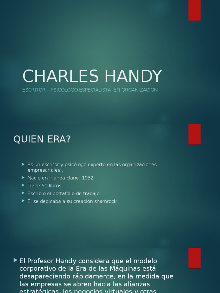 Charles Handy | PDF | Sicología | Business
