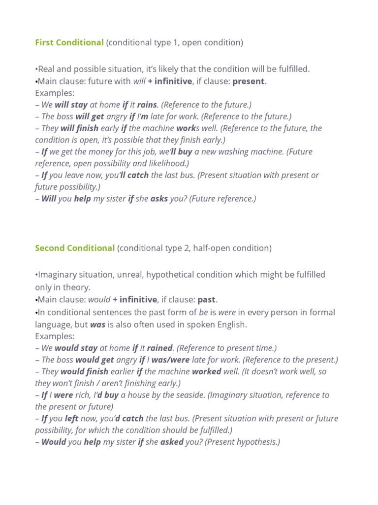 Conditionals | PDF | Onomastics | Grammar