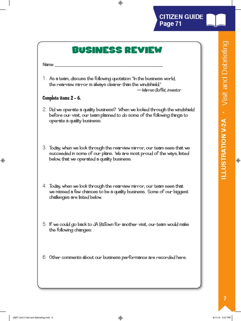 Jabt Debrief Lesson | PDF
