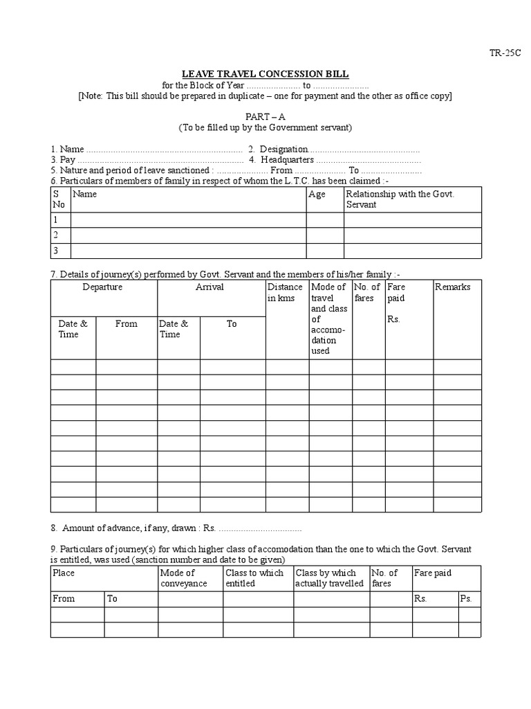 LTC Bill Summary | PDF