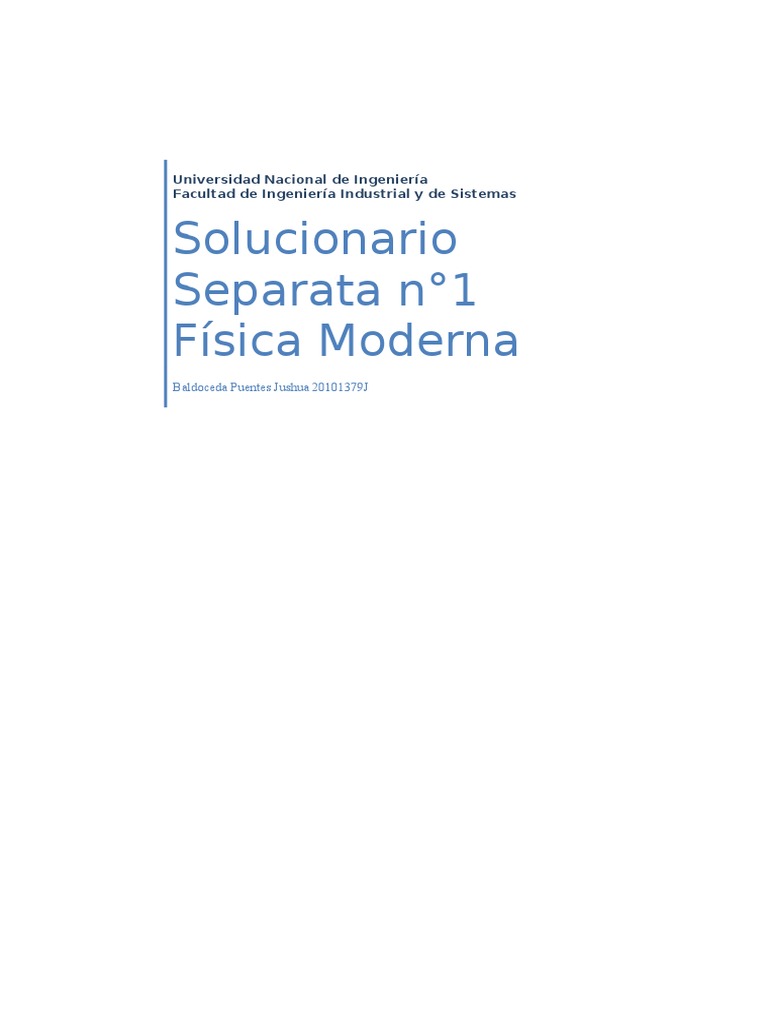 Solucionario Separata 1 (Autoguardado) | PDF
