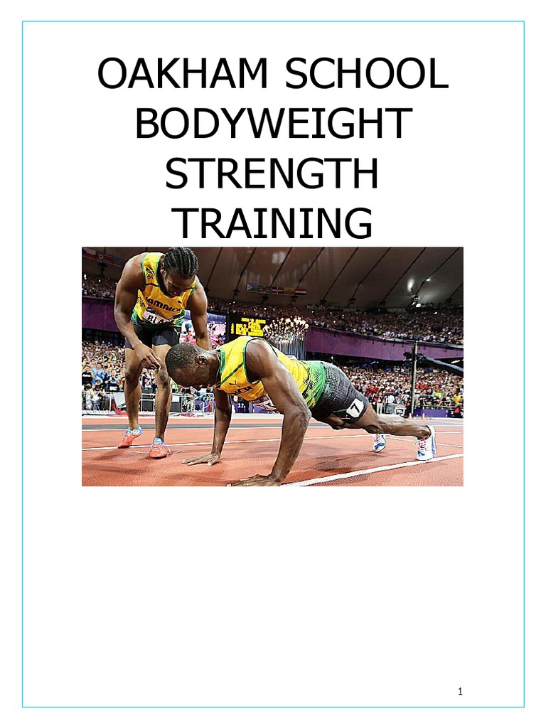 Bodyweight Strength Training Guide | PDF | Abdomen | Strength Training