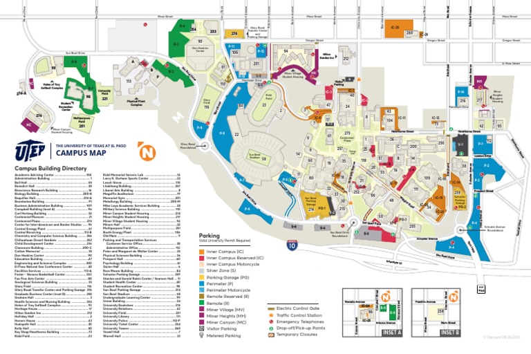 UTEP Campus Map | PDF | Sports | Leisure