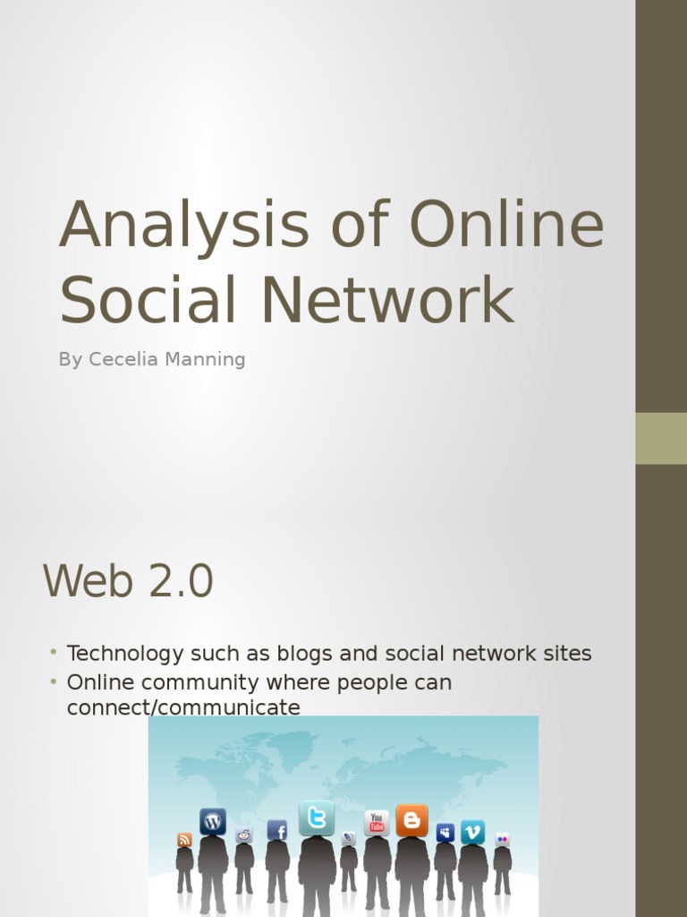 Analysis of Online Social Network | PDF | Social Media | Popular ...