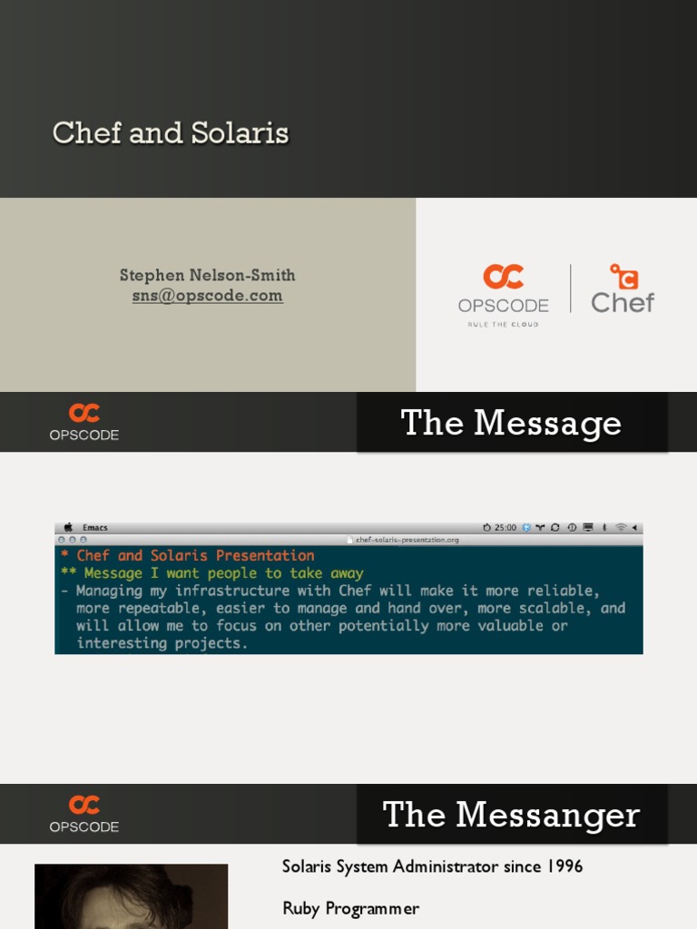 Chef Overview | PDF | Postgre Sql | Web Server