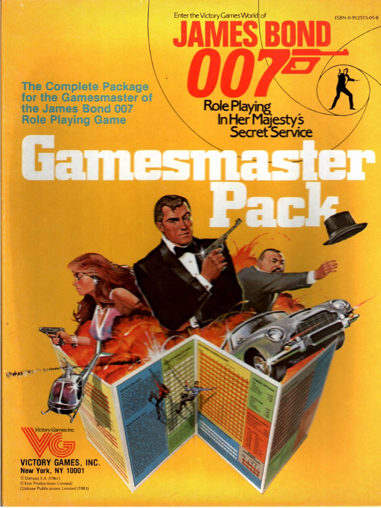 (VG35005) James Bond RPG - GM Supplement - Gamemaster Pack | PDF
