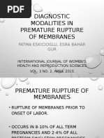 Fern Test Procedure for Amniotic Fluid | PDF | Childbirth