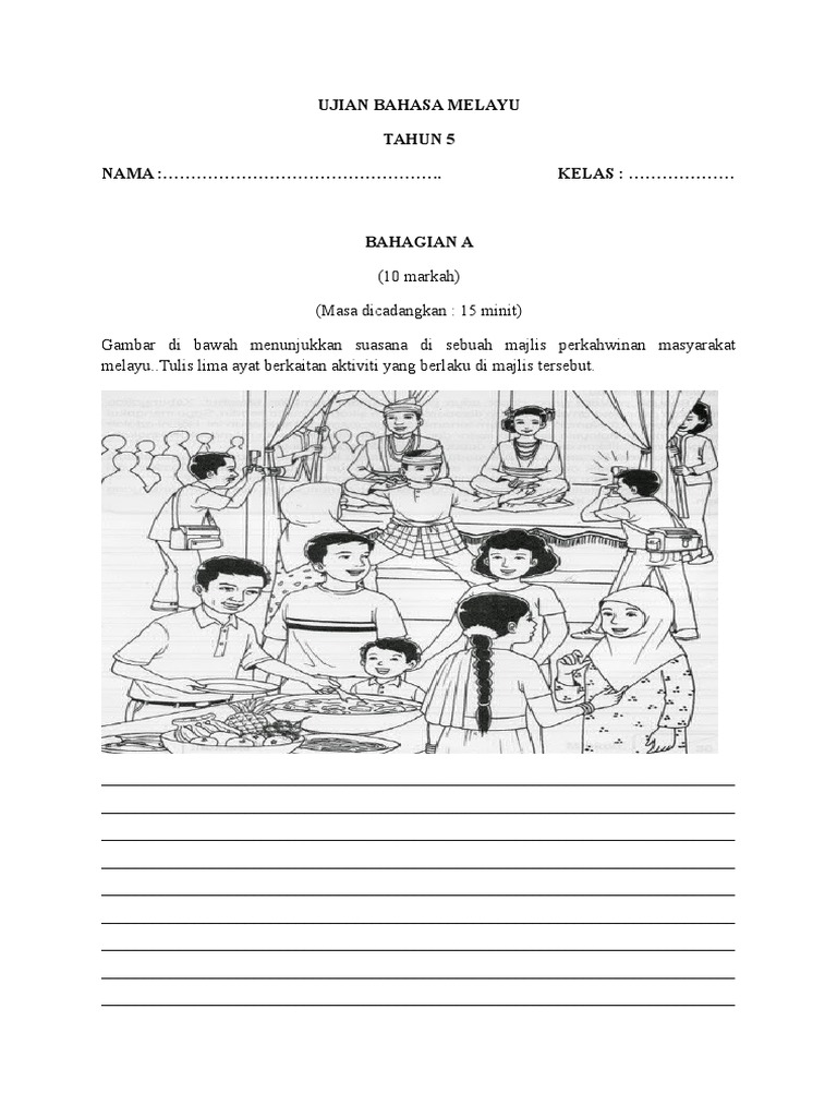 Penulisan Bahasa Melayu Tahun 5 Pdf