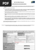 METHOD OF STATEMENT - SIGN BOARD INSTALLATION | PDF | Safety | Scaffolding