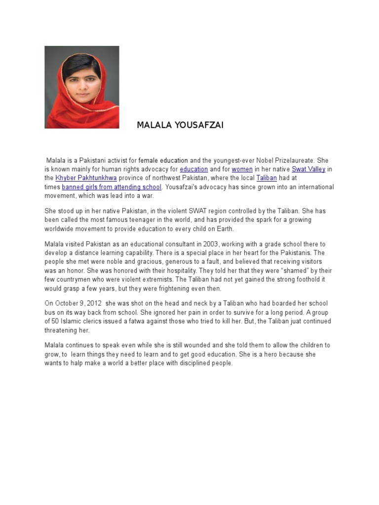 Malala Yousafzai | PDF