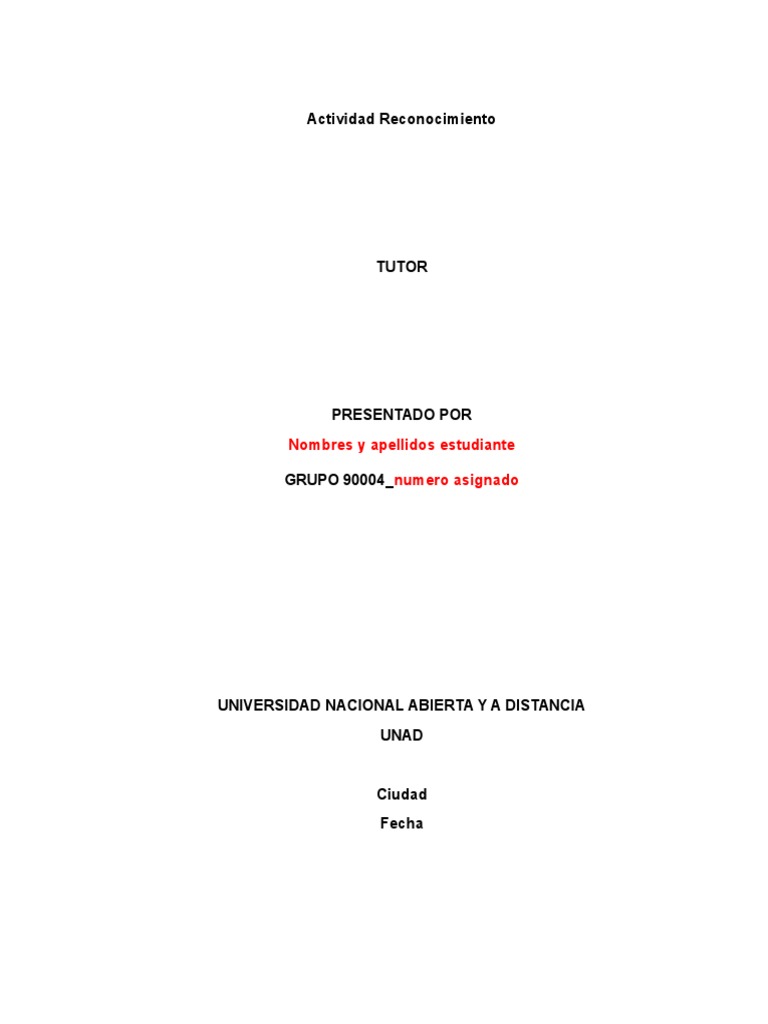 Borrador Actividad Reconocimiento | PDF | Cognición | Science