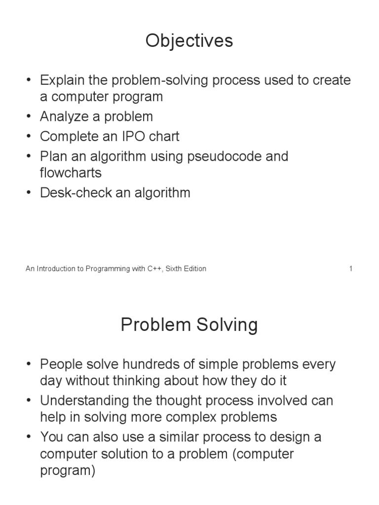 Chapter 2 Introduction To Programming | PDF | Algorithms | Computer Program