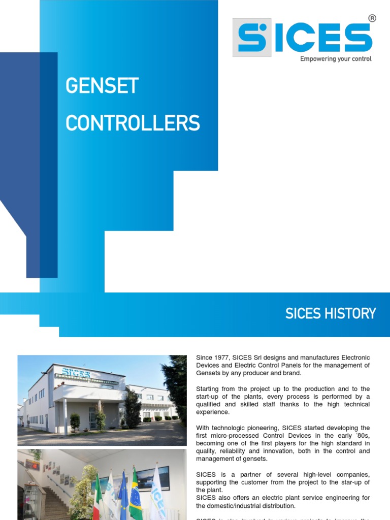 SICES Genset Controllers | PDF | Mains Electricity | Ac Power