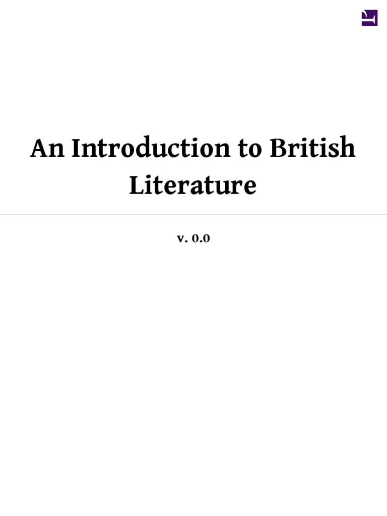 An Introduction To British Literature PDF | PDF | King Arthur | Chivalry