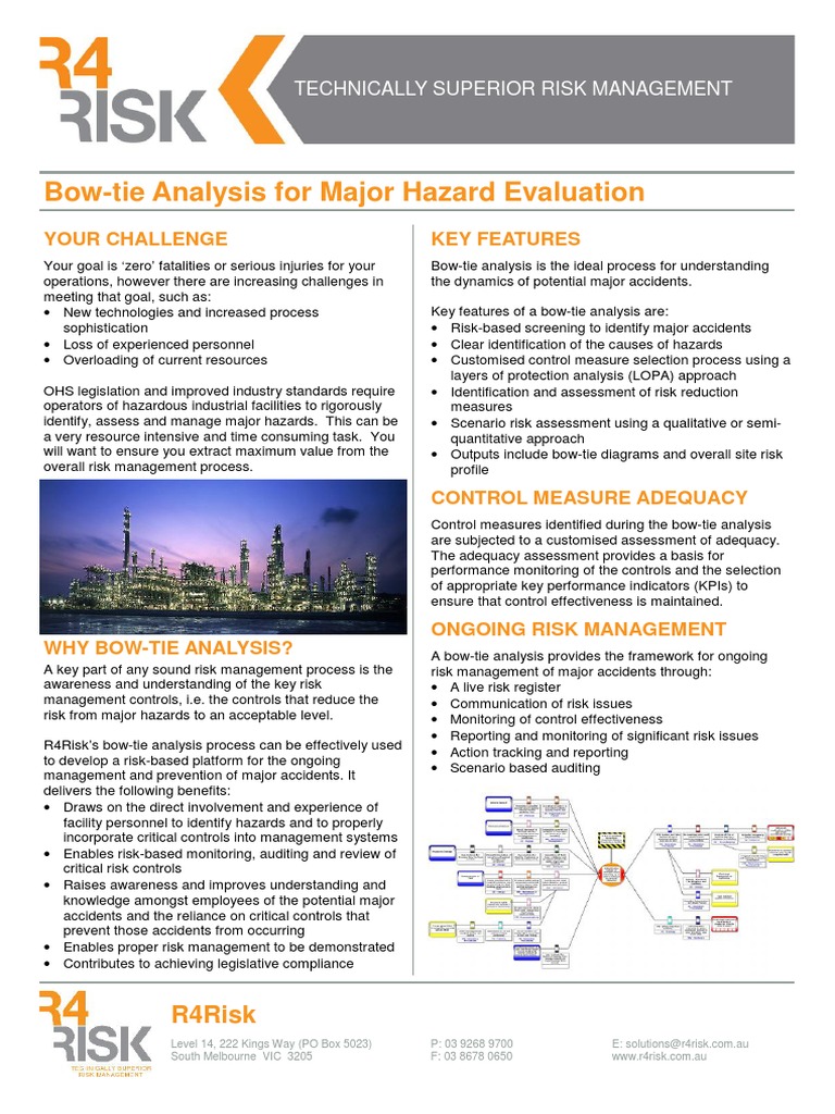 R4R Brochure Bowtie | PDF | Risk Management | Risk