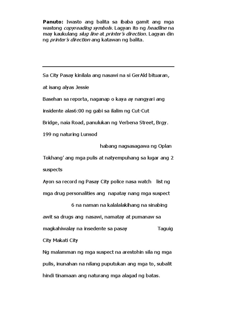 Filipino High School | PDF