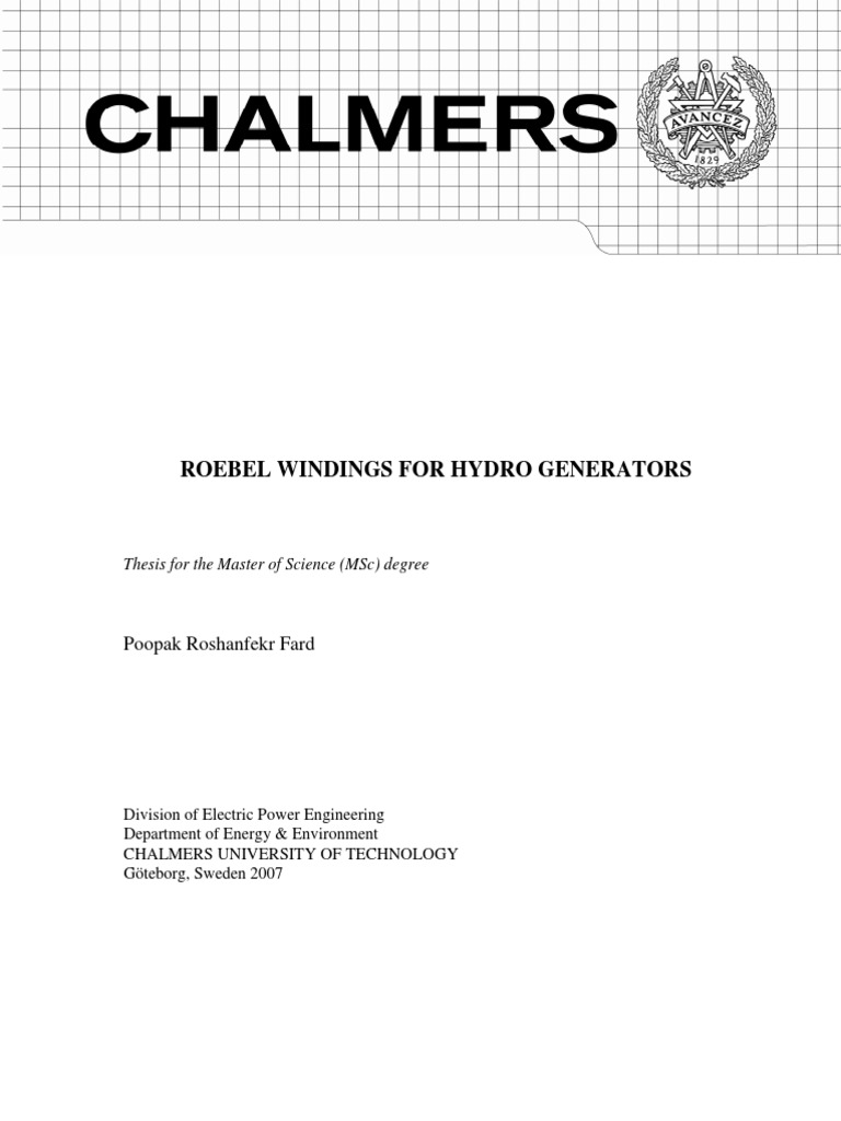 Roebel Bar Winding Efficiency Analysis | PDF | Inductance | Inductor