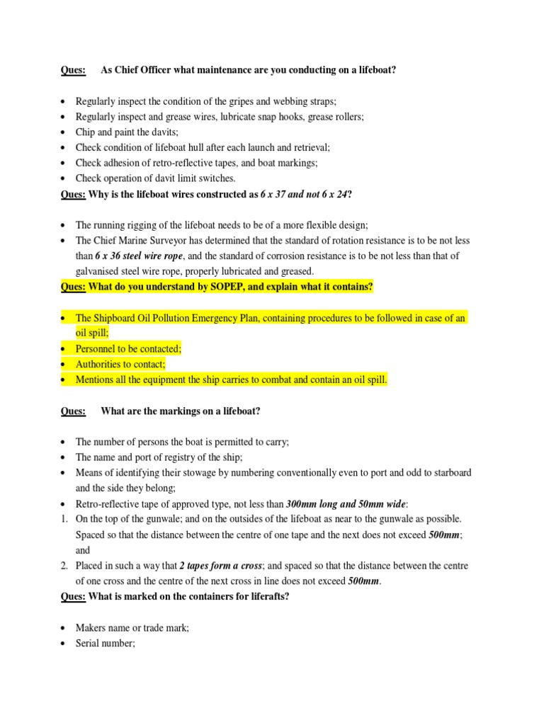 Oral Question Deck | PDF | Ships | Water Transport