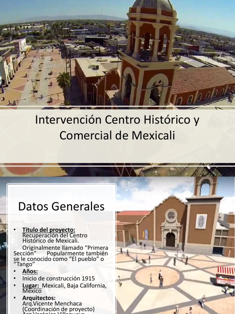 Recuperación del Centro Histórico de Mexicali | PDF | Prohibición ...