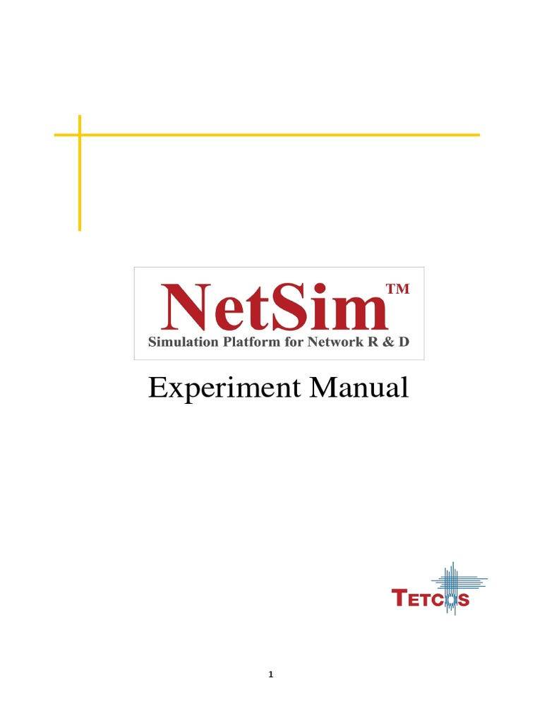 Netsim Experiment Manual v9 1 | Download Free PDF | Transmission ...