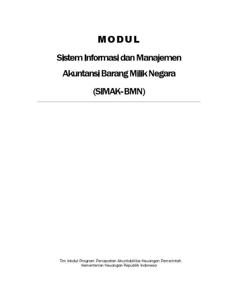 Simak BMN | PDF | Bisnis | Hukum