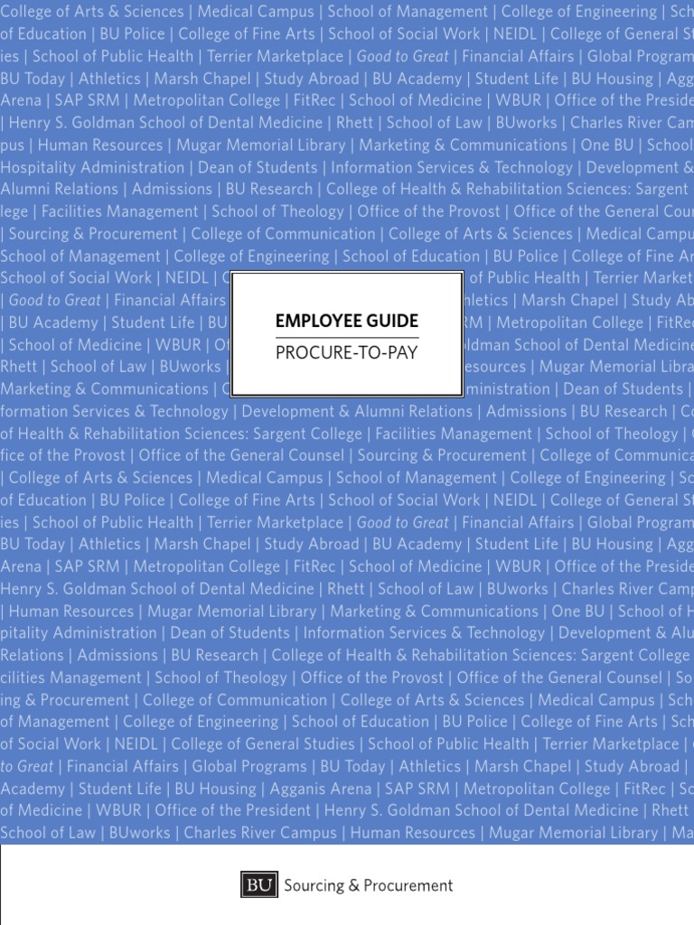 Fundamentals of Procure To Pay | PDF | Procurement | Invoice