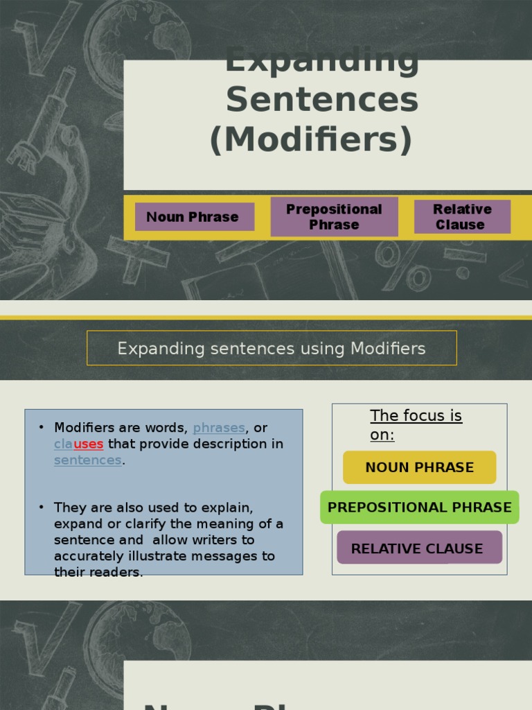 Lecture Week 2 (Modifiers) | PDF | Adverb | Adjective