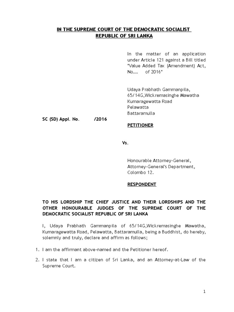 Affidavit | PDF | Attorney General | Supreme Courts