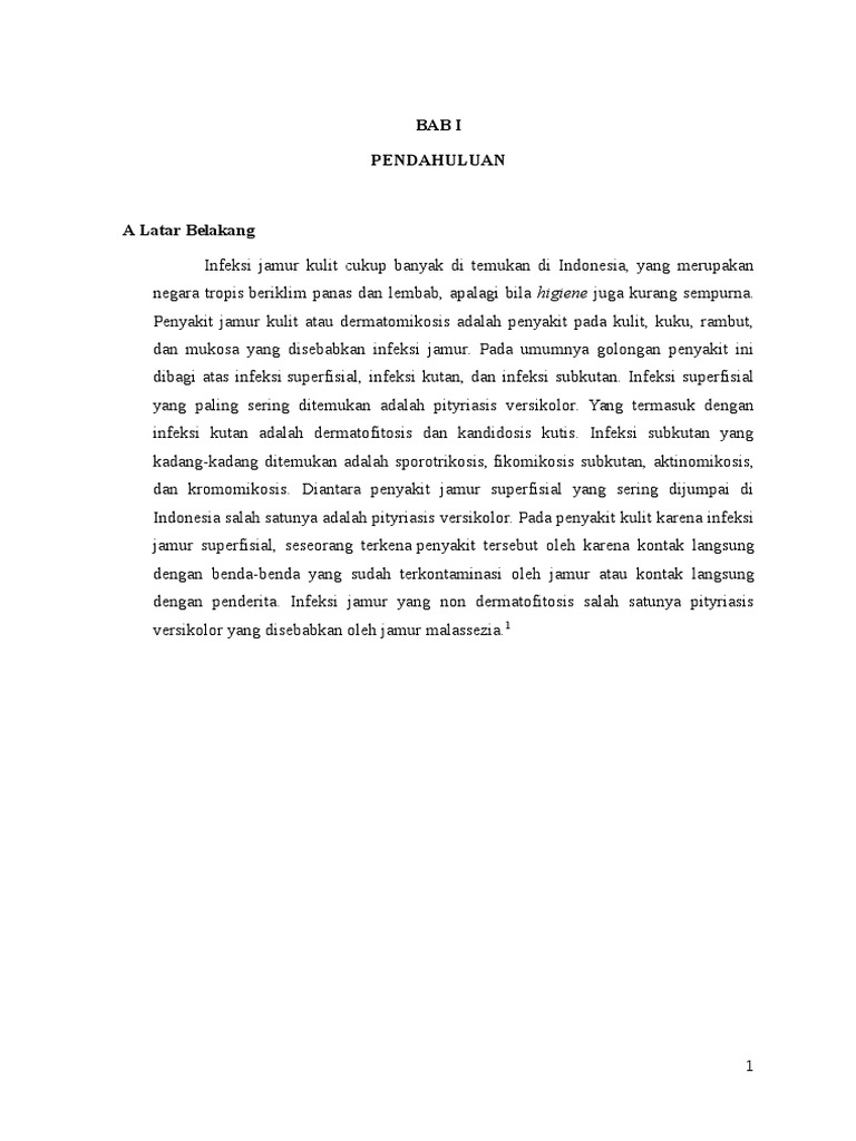 Tutorial Pityriasis Versicolor | PDF | Sains & Matematika