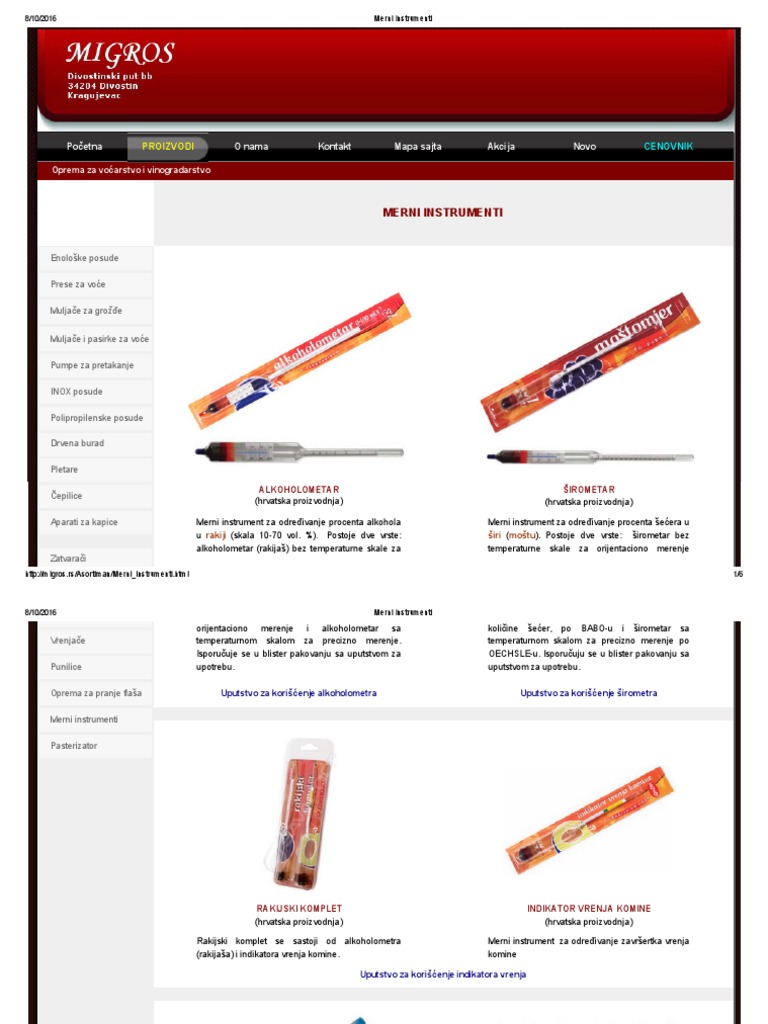 Merni Instrumenti | PDF