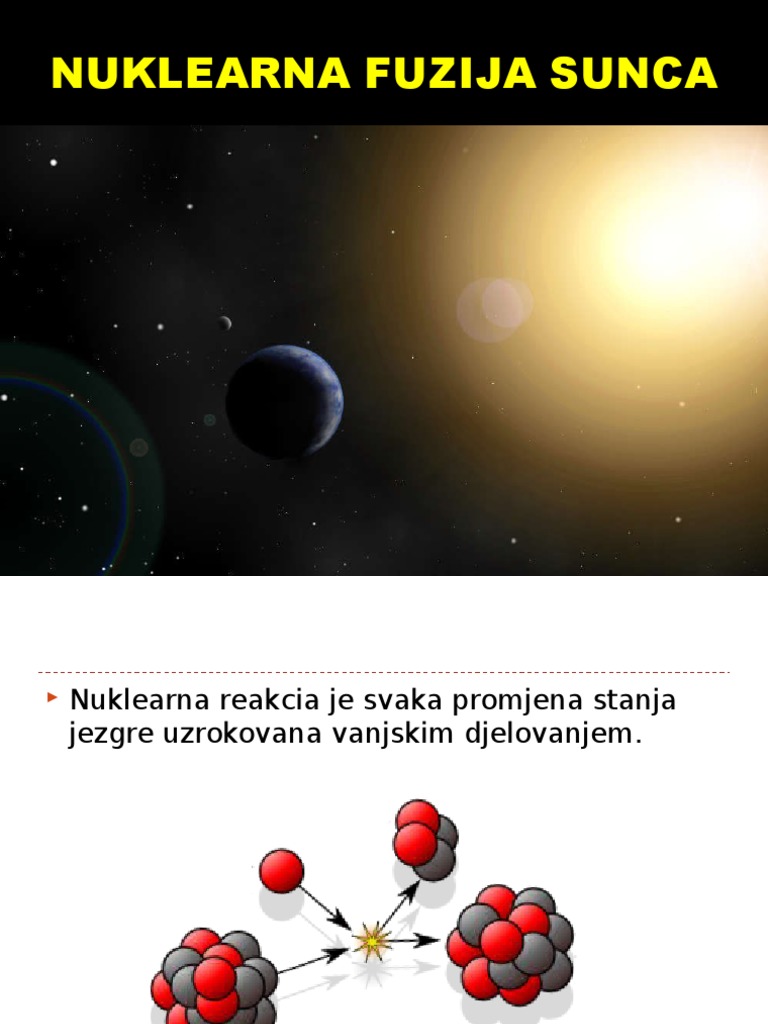 Nuklearna Fuzija Na Suncu | PDF