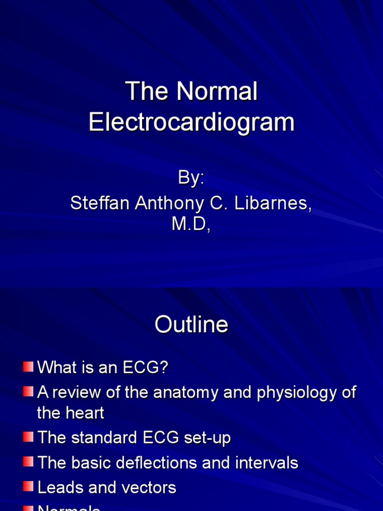 Normal ECG | PDF | Electrocardiography | Internal Medicine