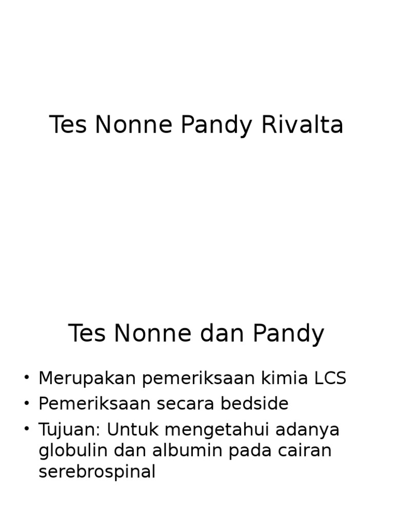 Tes None Pandy Rivalta | PDF