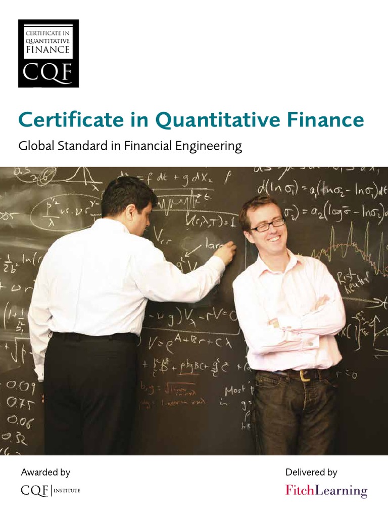 Certificate in Quantitative Finance Overview | PDF | Quantitative ...