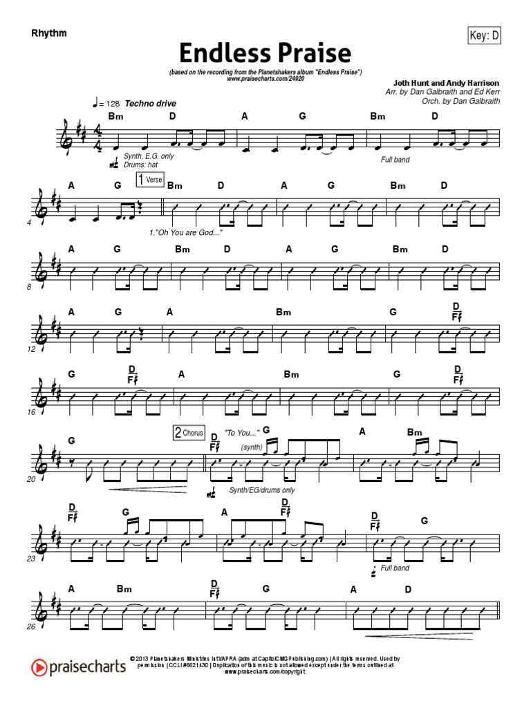 Endless Praise - Planetshakers | PDF