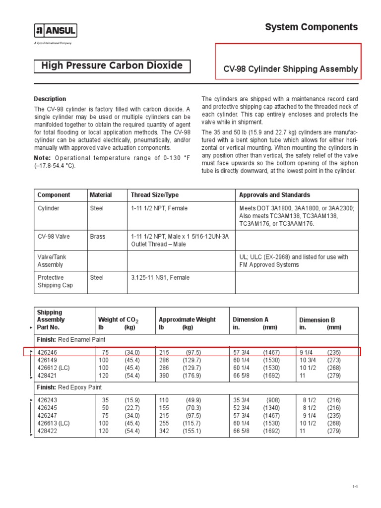 CO2 Ansul | PDF | Valve | Pipe (Fluid Conveyance)