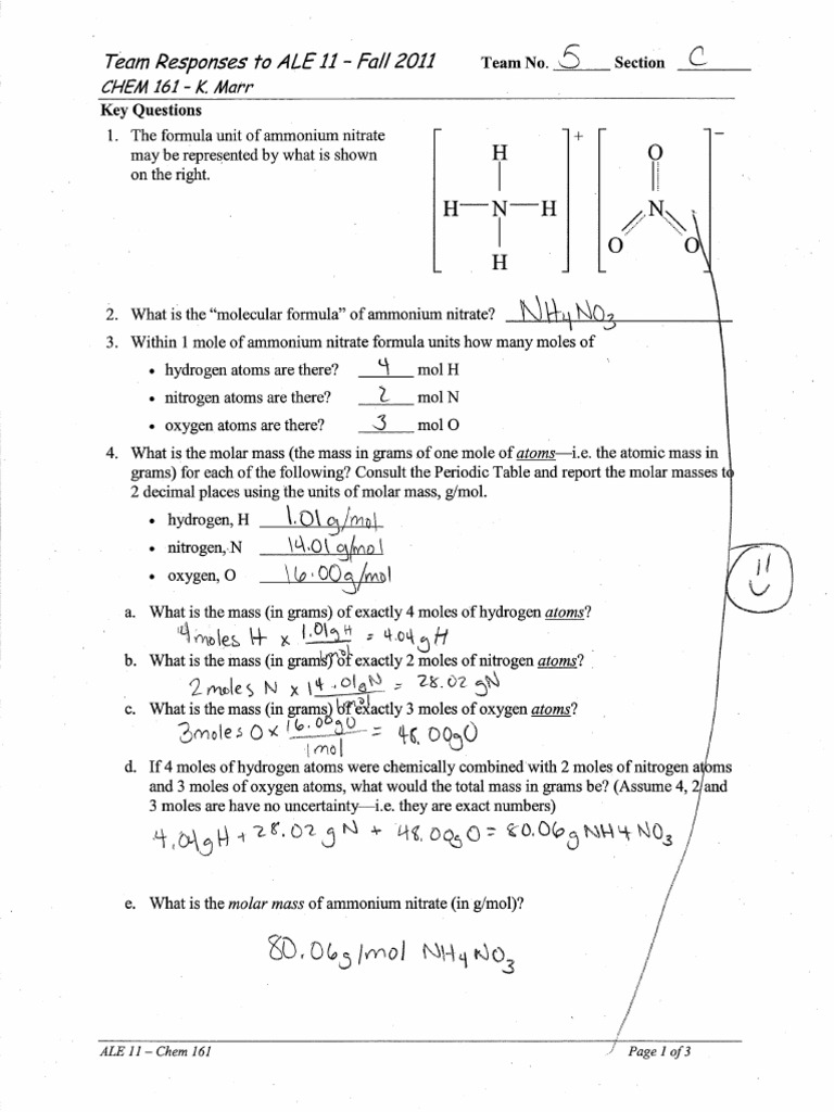 Chemistry Practice Test | PDF