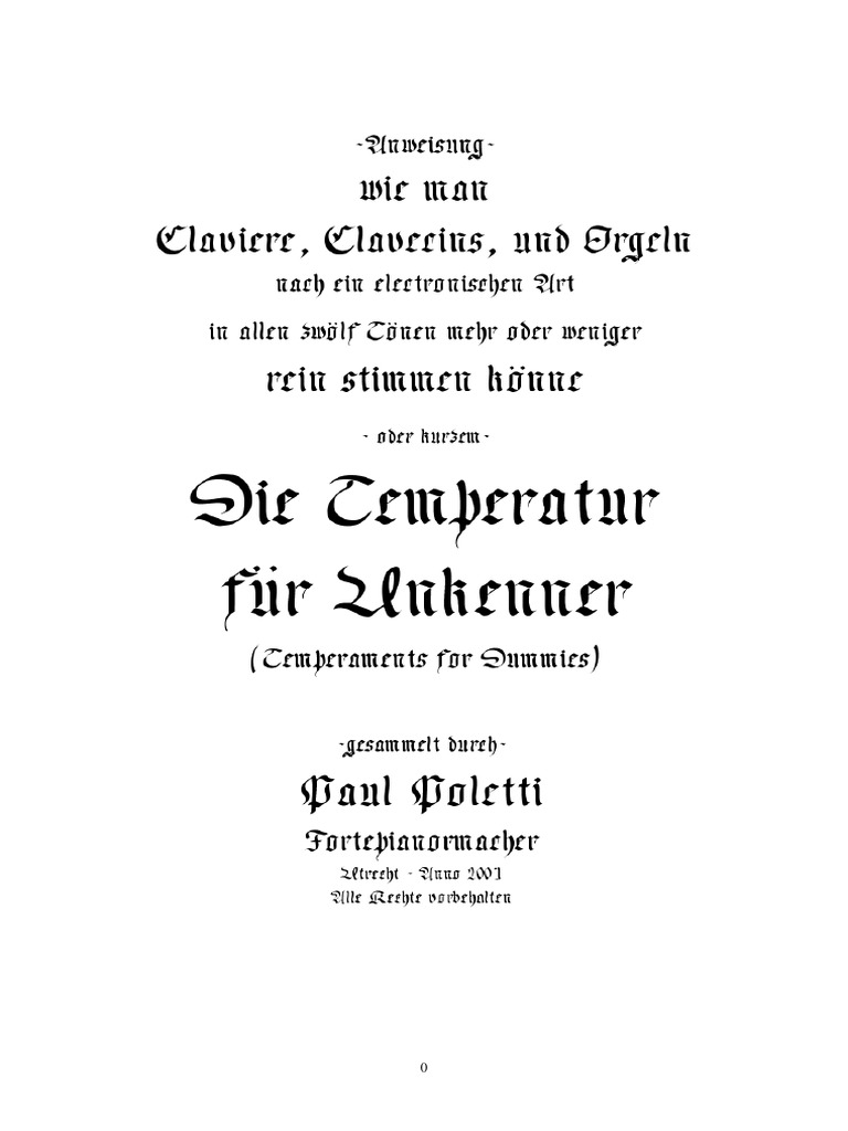 Tuning For Dummies | PDF | Pitch (Music) | Cent (Music)